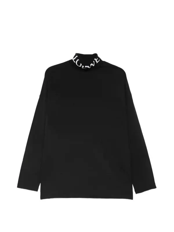 Loewe Logo-print Roll-neck Top