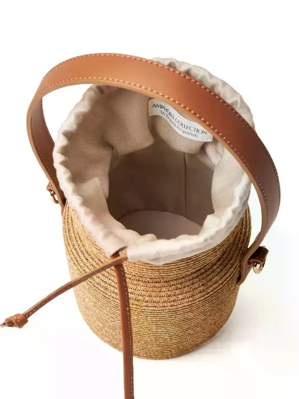 AMPHORA Kylix Woven Bucket Bag