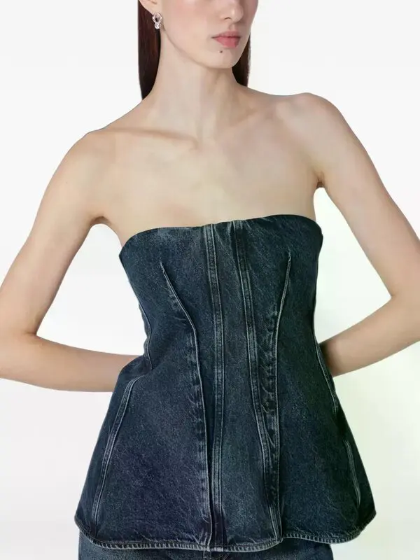 AGOLDE Lara Strapless Corset Top