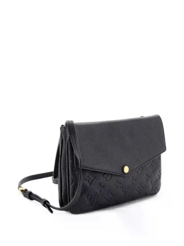 LOUIS VUITTON Twice Handbag Monogram Empreinte Leather Crossbody Bag