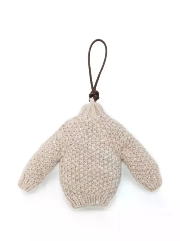 Fabiana Filippi Sequin-embellished Knitted Keyring