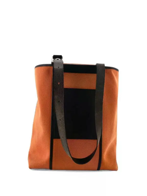 Hermès Etriviere Pocket Toile And Leather 27 Tote Bag