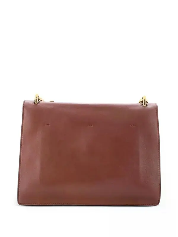 Fendi Kan U Leather Medium Shoulder Bag