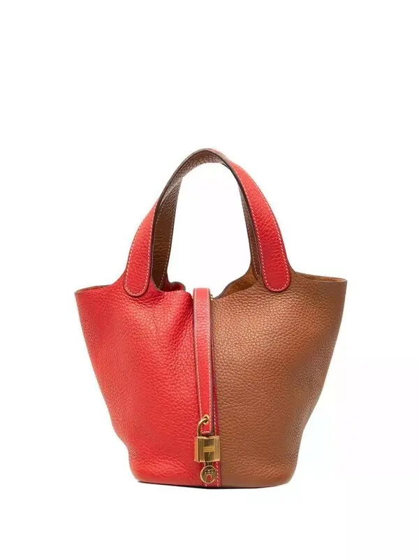 Hermès 2020 Clemence Picotin Lock 18 Casaque Handbag - Brown
