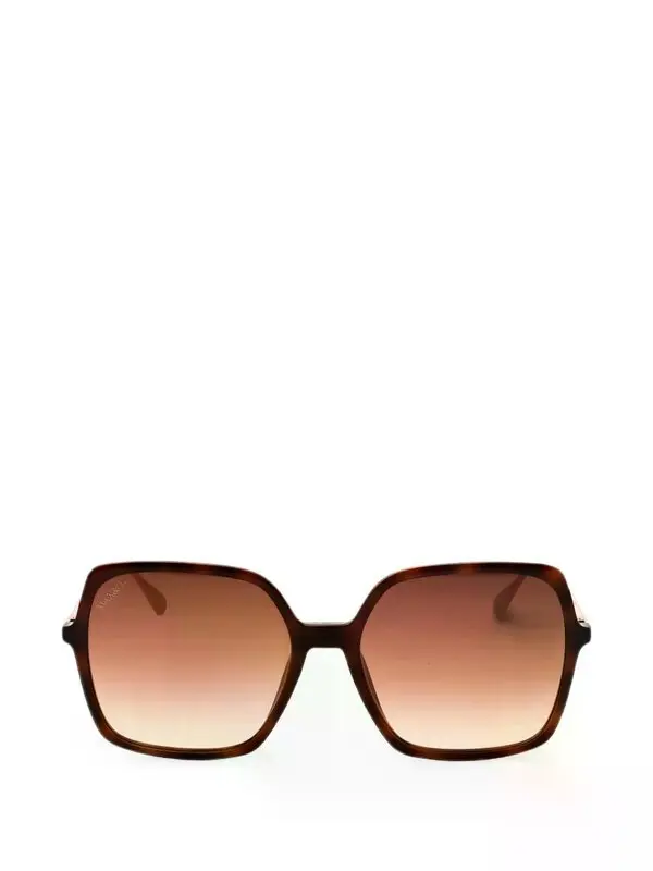 MAX&CO. Geometric-frame Sunglasses - Brown