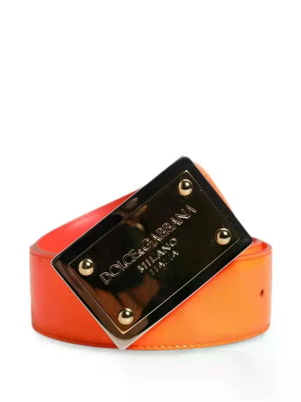Dolce & Gabbana Logo-plaque Belt