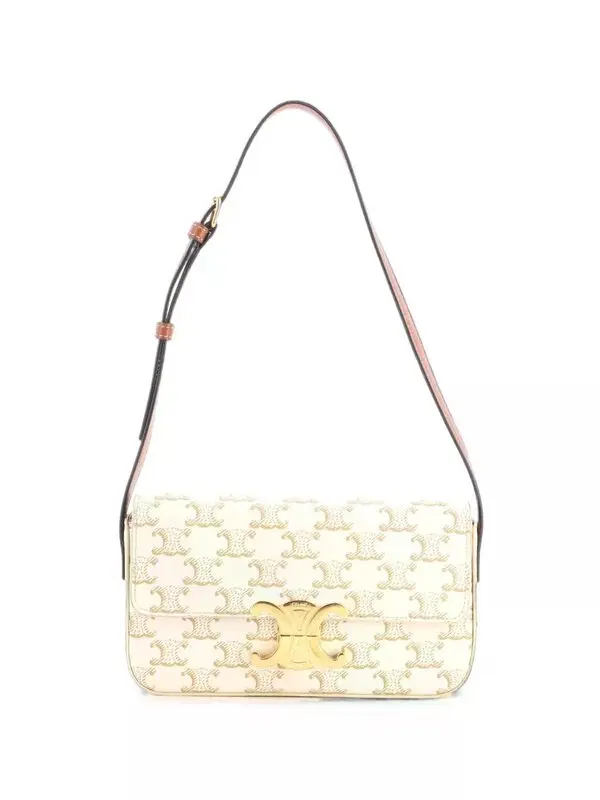 Celine Triomphe East-west Triomphe Coated Canvas Shoulder Bag