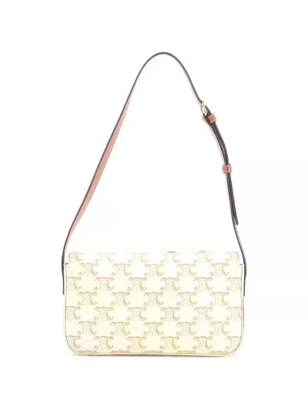 Celine Triomphe East-west Triomphe Coated Canvas Shoulder Bag