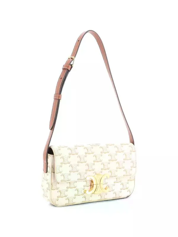 Celine Triomphe East-west Triomphe Coated Canvas Shoulder Bag