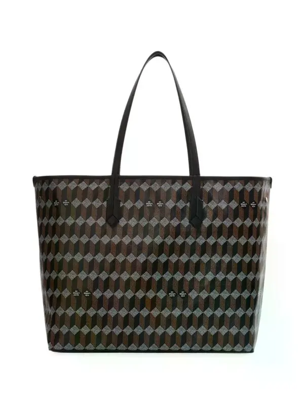 AU DEPART Geometric-print Reversible Tote Bag