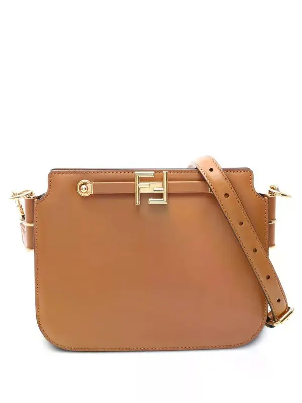 Fendi 2010s Small Touch Leather Shoulder Bag