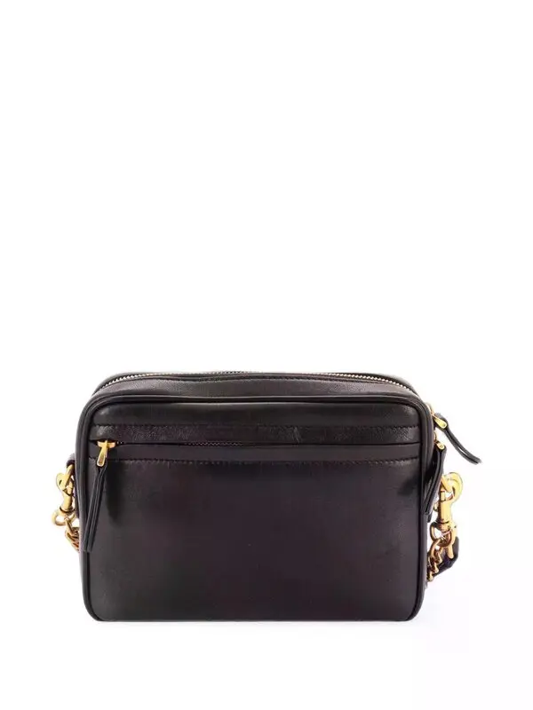 Valentino Garavani Viva Superstar Chain Leather Small Crossbody Bag - Black