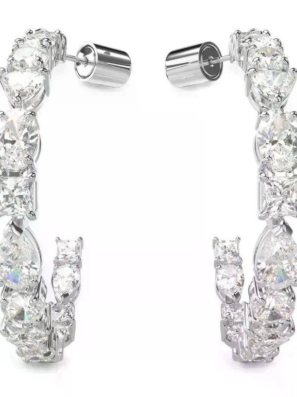 SWAROVSKI Mesmera Crystal-embellished Hoop Earrings