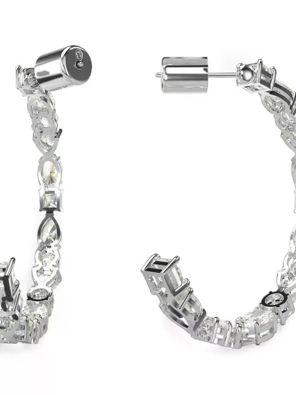 SWAROVSKI Mesmera Crystal-embellished Hoop Earrings