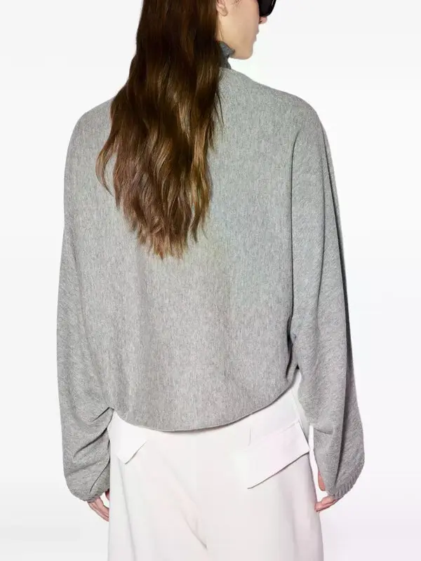 Liviana Conti Ribbed-trim Dolman-sleeve Cape