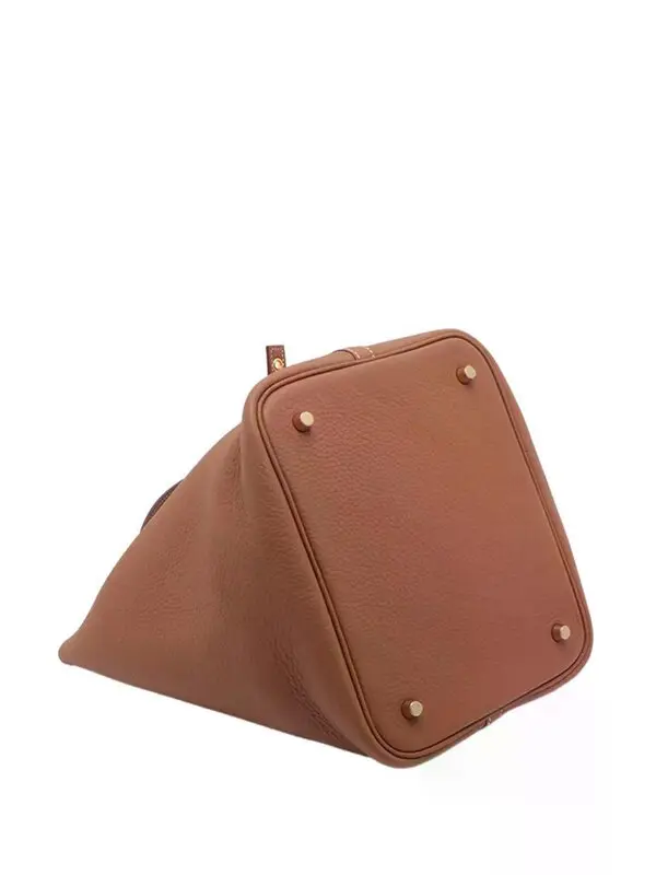 Hermès 2024 Clemence Picotin Lock 22 Handbag - Brown