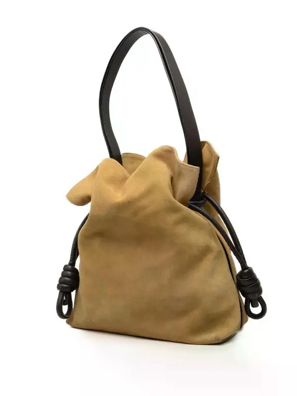 Loewe 2015 Large Suede Flamenco Knot Tote Bag
