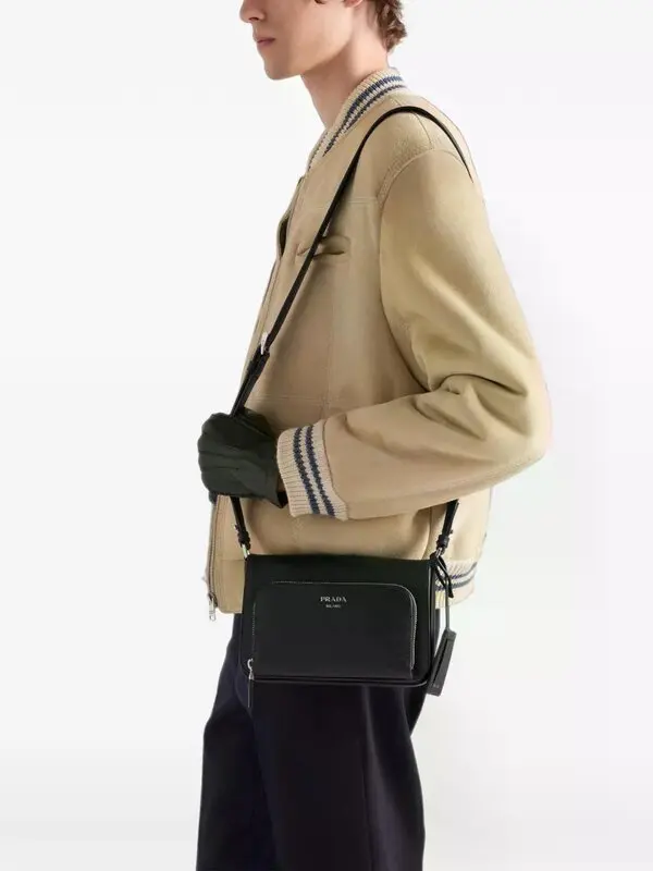 Prada Saffiano Leather Shoulder Bag