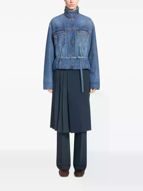 Dries Van Noten Pleated Layered Trousers