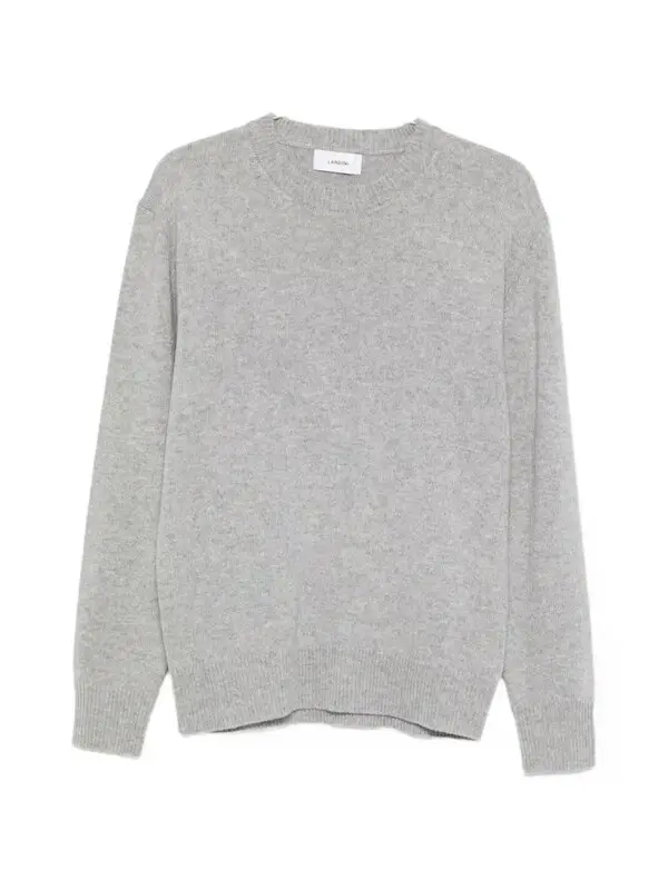 LARDINI Ribbed-trim Crew-neck Sweater