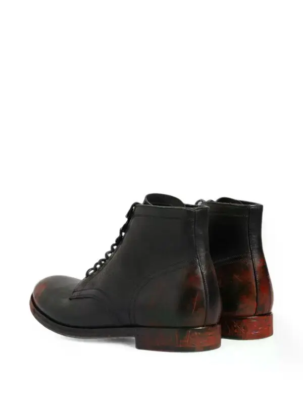 Dolce & Gabbana Round-toe Ankle Boots