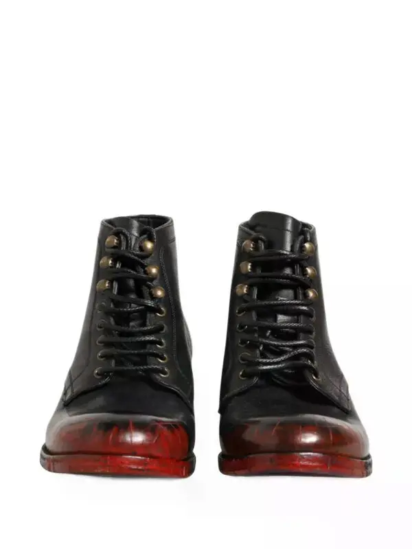 Dolce & Gabbana Round-toe Ankle Boots