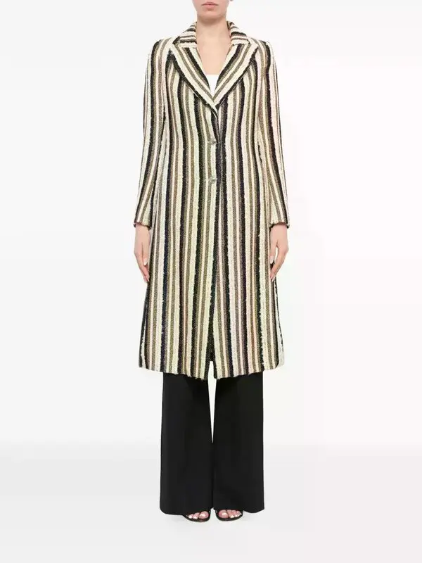 LANVIN Stripe-print Coat