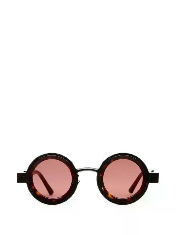 KUBORAUM Z3 Round-frame Sunglasses - Brown