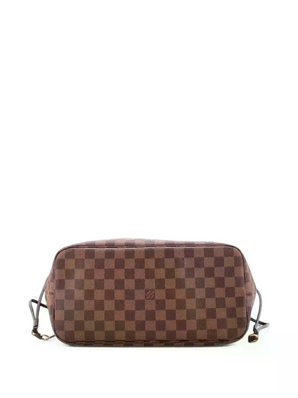LOUIS VUITTON Neverfull Damier Mm Tote Bag - Brown