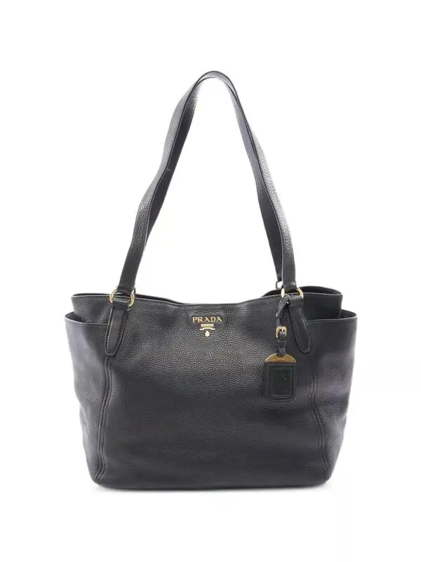 Prada 2000s Vit.daino Tote Bag