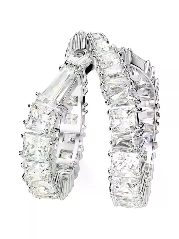 SWAROVSKI Hyperbola Crystal-embellished Wrap Ring - Silver