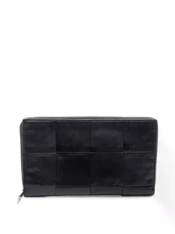 Bottega Veneta 2000s Intrecciato Long Wallet