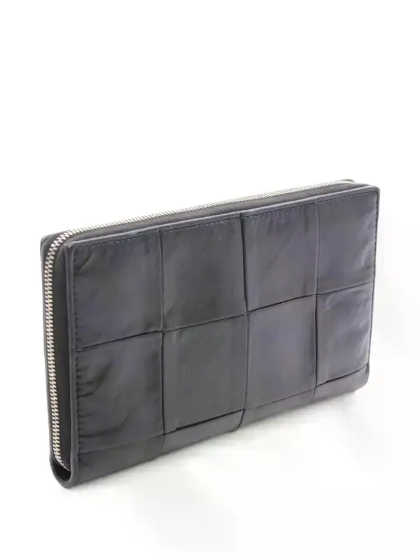 Bottega Veneta 2000s Intrecciato Long Wallet
