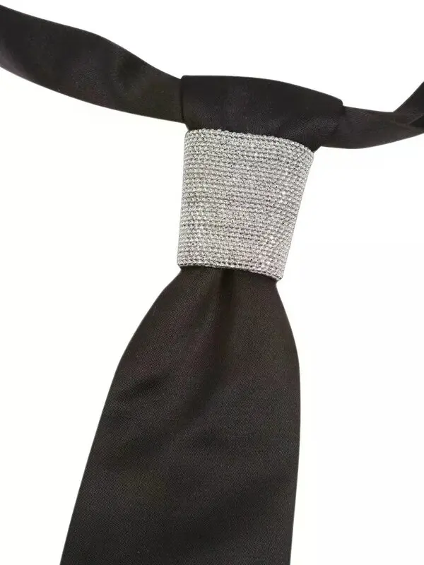 Peserico Bead-embellished Button-fastening Tie