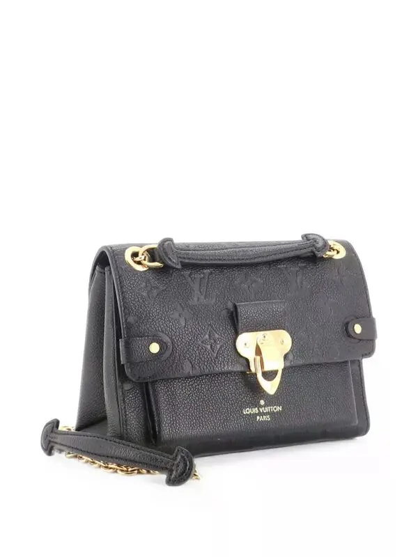 LOUIS VUITTON Vavin Handbag Monogram Empreinte Leather Bb Crossbody Bag - Black
