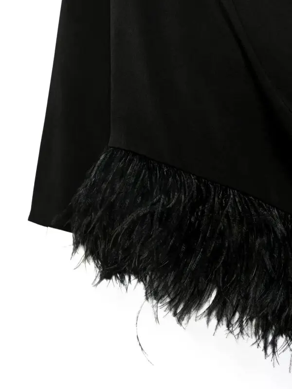 Fabiana Filippi Feather-trim Draped Top