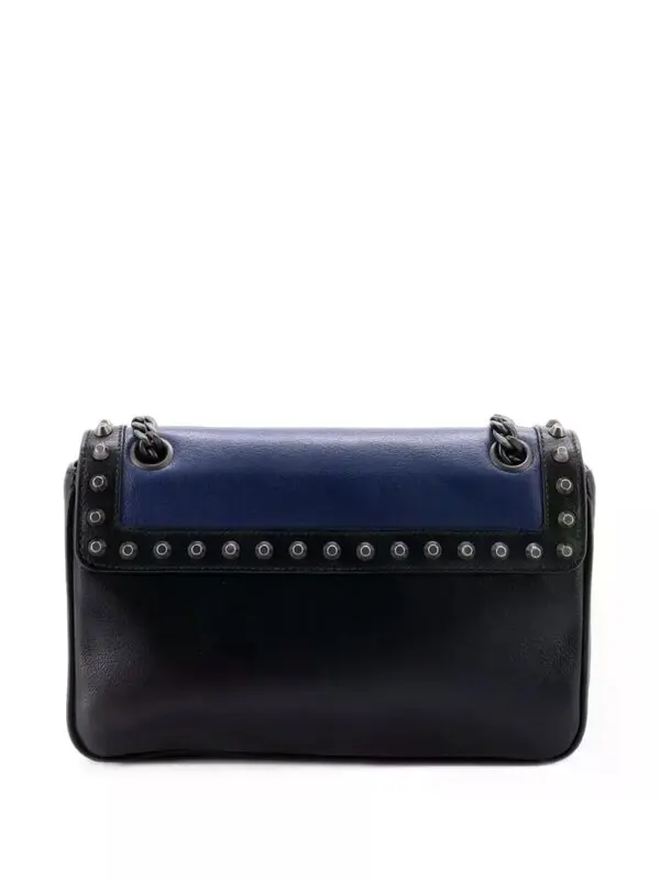 Prada Chain Flap Bag Studded Glace Calf Small Crossbody Bag