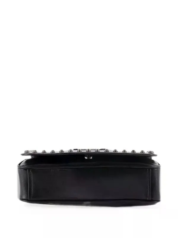 Prada Chain Flap Bag Studded Glace Calf Small Crossbody Bag