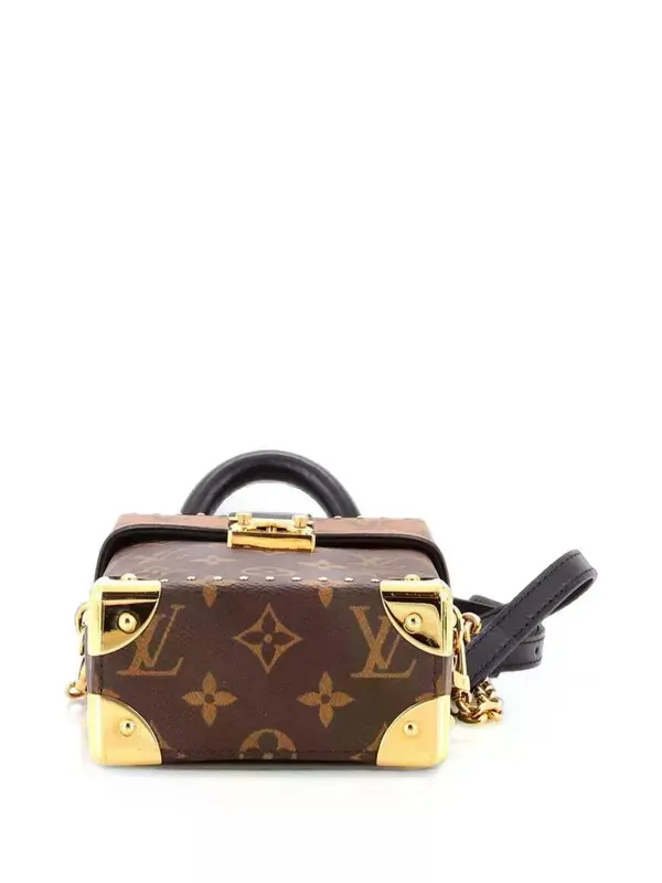 LOUIS VUITTON Camera Box Nm Handbag Studded Reverse Monogram Canvas Crossbody Bag