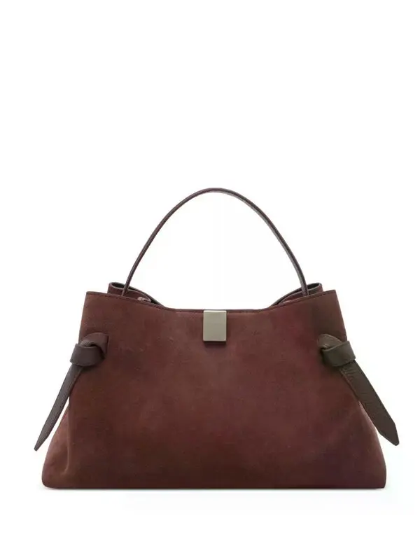 Yuzefi Gyoza Suede Tote Bag - Brown