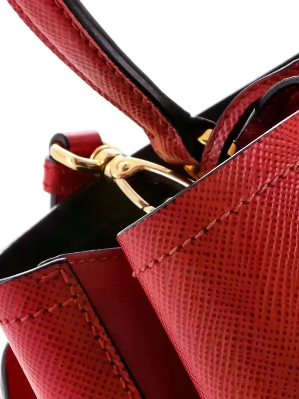 Prada Panier Saffiano Leather Large Bucket Bag