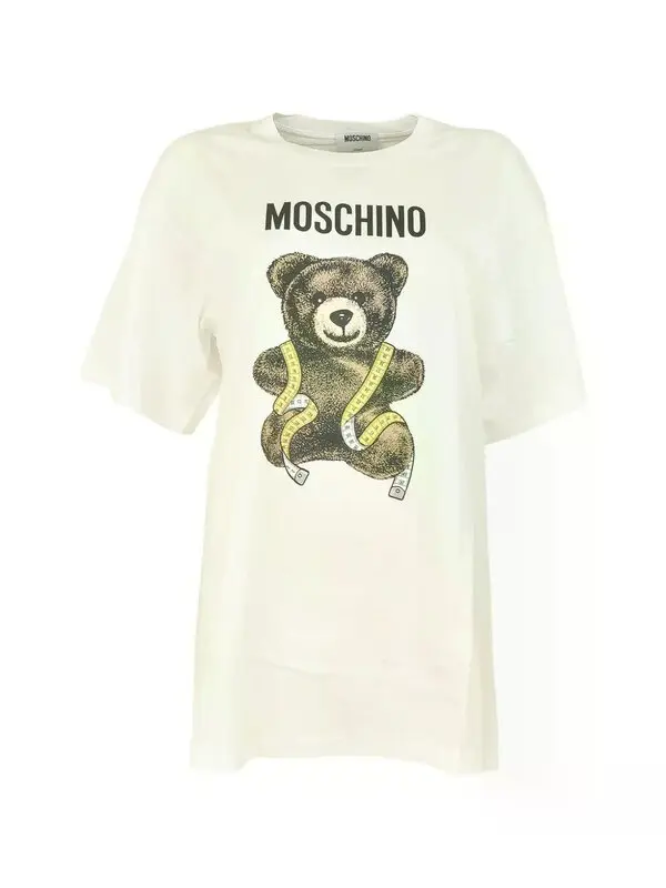 Moschino Graphic-print T-shirt - Neutrals