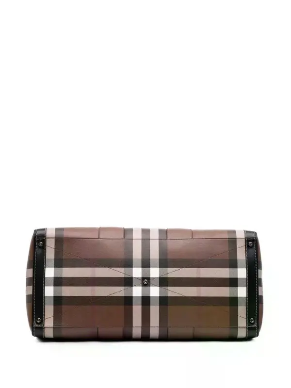 Burberry 2018-2023 Giant Check Coated Canvas Travel Bag