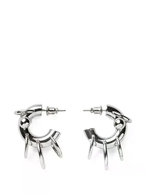 PANCONESI Crystal-embellished Hoop Earrings
