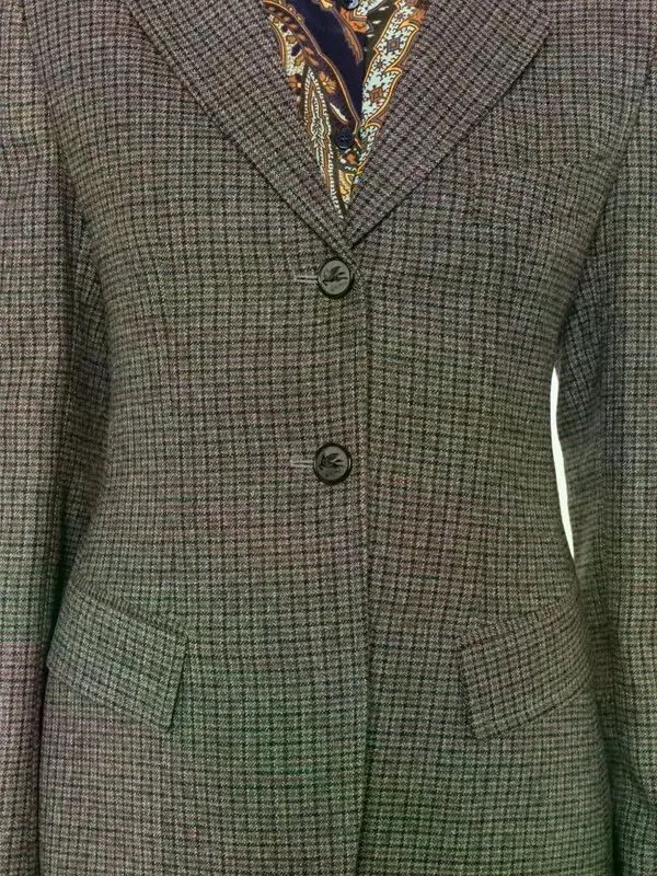 Etro Patterned Single-breasted Jacket