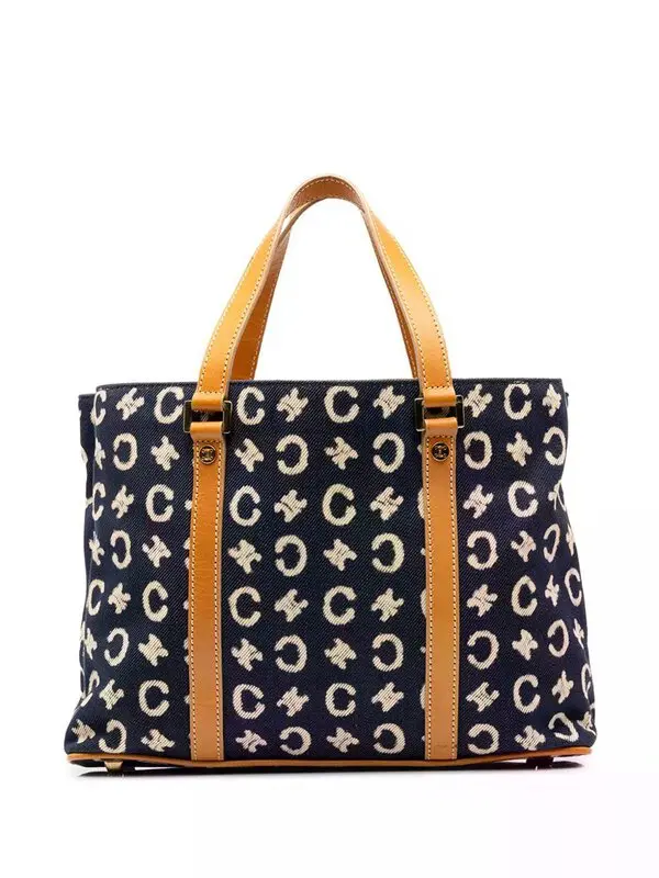 Celine 2000 C Macadam Denim Handbag