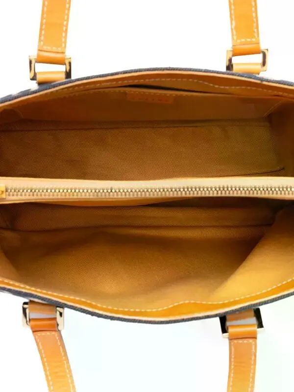 Celine 2000 C Macadam Denim Handbag