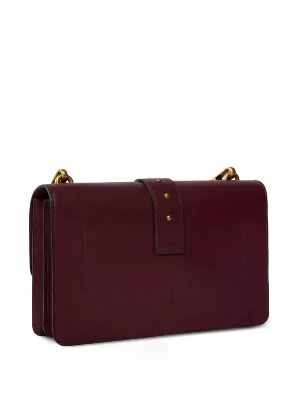 Pinko Medium Love Bag One Leather Handbag With New Buckle