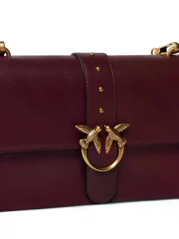 Pinko Medium Love Bag One Leather Handbag With New Buckle