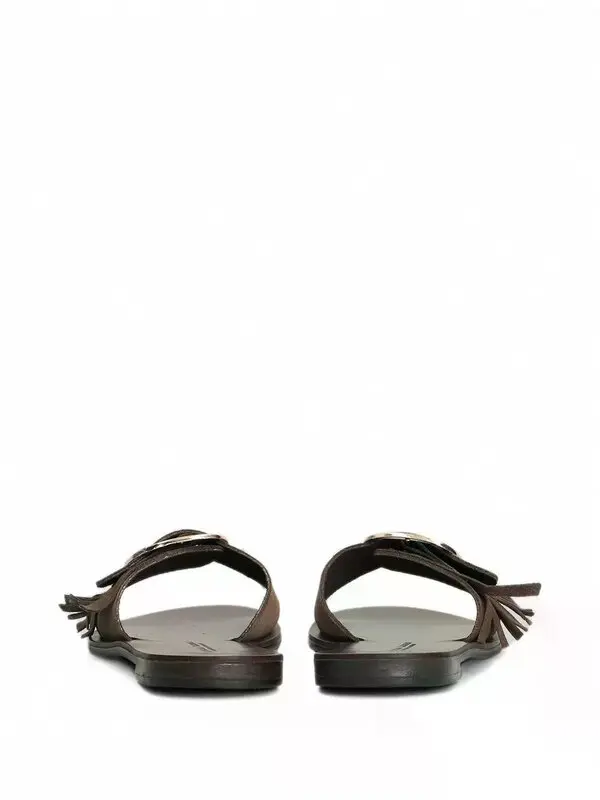 NICOLAS LAINAS Fringed Buckle-fastening Sandals